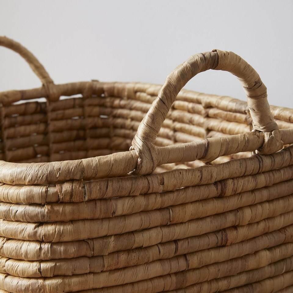 Woven Seagrass Baskets Natural West Elm Australia